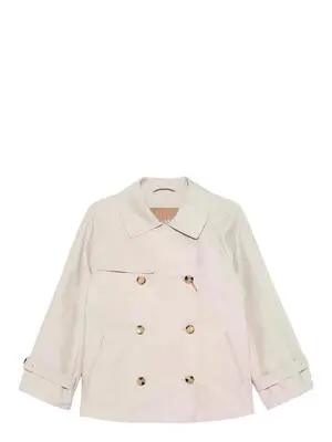 Max Mara Double-breasted Pea Coat - Neutrals