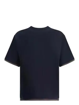 Sacai Pocket Double-layered T-shirt - Black