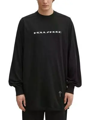 Rick Owens Hollywood Graphic Long-sleeve T-shirt - Black