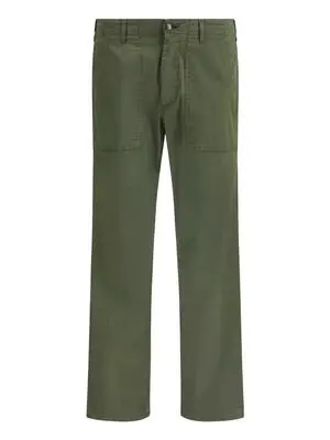CRUNA Cork Patch-Pocket Trousers Green