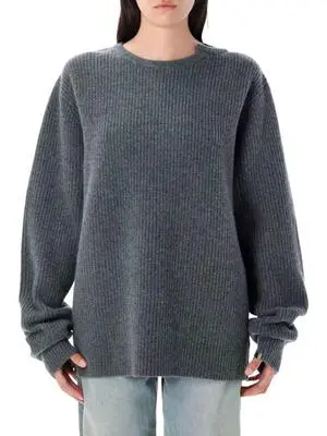 EXTREME CASHMERE X Ribbed Cashmere Sweater - Grey