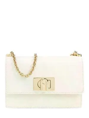 Furla Mini 1927 Chain-strap Flap Shoulder Bag - White
