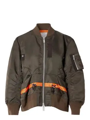 Sacai Shell Bomber Jacket - Green