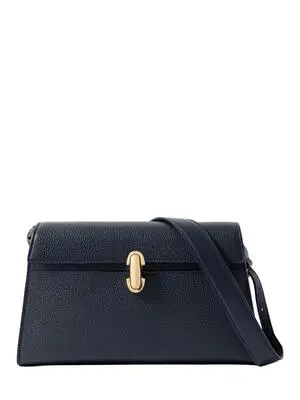 Savette Symmetry Textured-leather Shoulder Bag - Blue