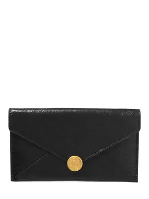 Dries Van Noten Medium Textured-leather Clutch - Black