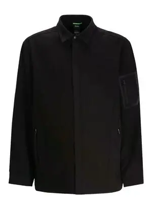 BOSS Pocket-detail Shirt Jacket - Black