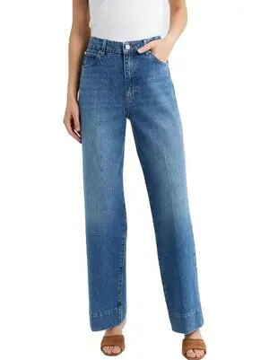 FRAME The Streamline High-Waist Straight-Leg Jeans