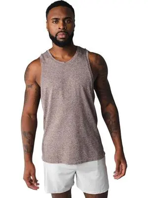 VITALITY Kinetic Tank Top Cocoa Marl