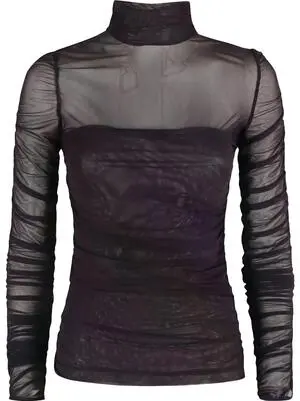 FEDERICA TOSI High-Neck Mesh Top