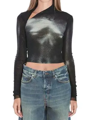 Jean Paul Gaultier Asymmetric Top - Black
