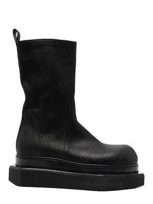 Rick Owens 40mm Turbo Cyclops Platform Boots - Black