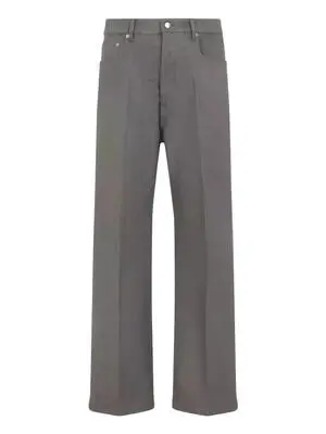 Rick Owens Cotton Straight-leg Jeans - Grey