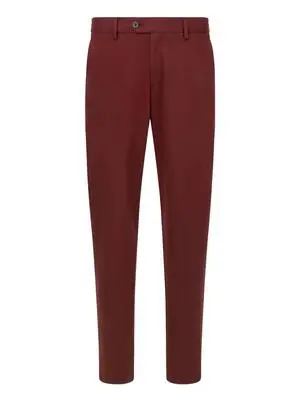 Boggi Milano Logo-patch Trousers - Red