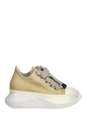 Rick Owens Lace-up Platform Low-top Sneakers - Yellow