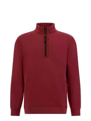 Boggi Milano Mock-neck Sweatshirt - Red