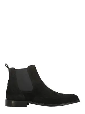 Bruno Magli Suede Chelsea Boots - Black