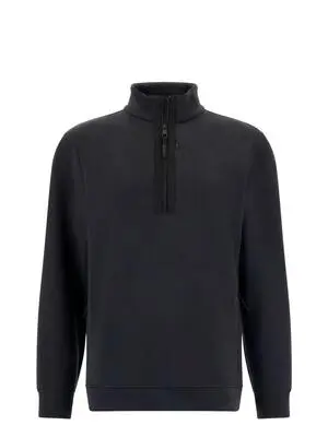 Boggi Milano Half-zip Sweatshirt - Black