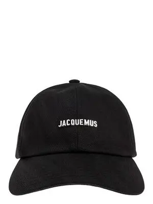Jacquemus Logo-plaque Baseball Cap - Black