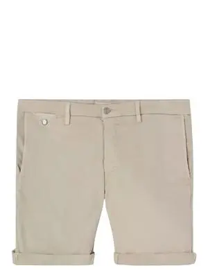 REPLAY Cuffed Chino Shorts - Neutrals