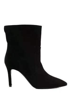 VIA ROMA 15 80mm Pointed-toe Stiletto Boots - Black