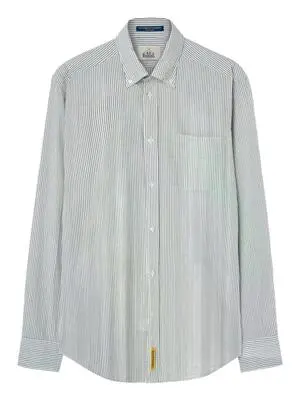 B.D.BAGGIES Striped Long-sleeve Shirt - White