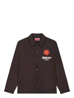 Kenzo X Futura 2000 Flower-detail Shirt Jacket - Brown