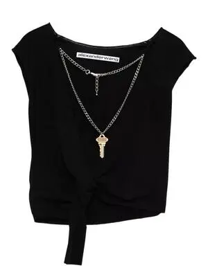 Alexander Wang Key-detail Top - Black