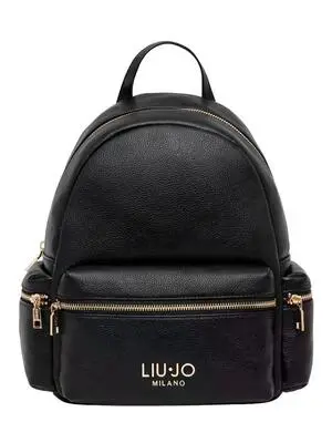 Liu Jo Zip-fastening Studded Backpack - Black