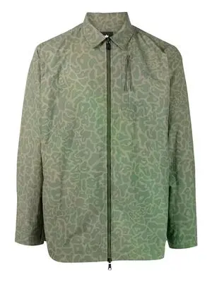 MAHARISHI Geometric-print Shirt Jacket - Green