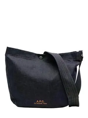 A.p.c. Denim Crossbody Bag - Blue