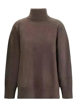 P.a.r.o.s.h High-neck Wool Sweater - Brown