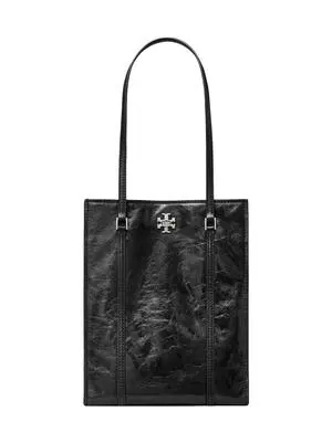Tory Burch Kira Turnlock Panelled Tote Bag - Black