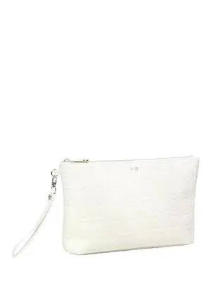 V°73 Eugenia Embossed Zip-Top Pouch