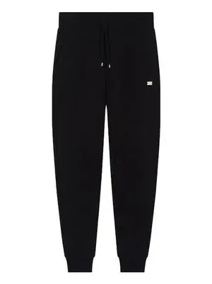 EA7 Core Lady Stretch-cotton Joggers - Black