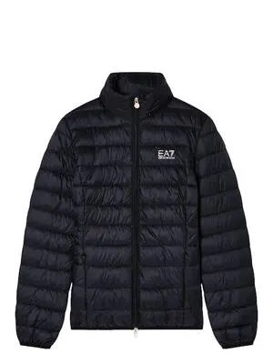 EA7 Lightweight Nylon Padded Jacket - Black