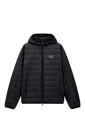 Emporio Armani Ea7 Core Identity Packable Down Jacket - Black
