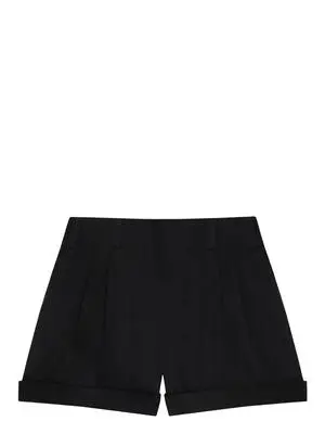 Givenchy Pleated Cuffed Shorts - Black