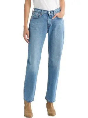 LEVI'S 501® Curve High-Waist Straight-Leg Jeans