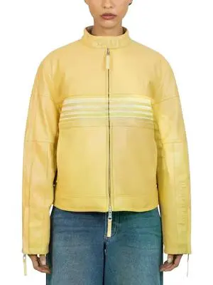 HOUSE OF SUNNY Racer Stripe Jacket - Yellow