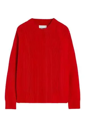 JIL SANDER Wool Crew Neck Sweater