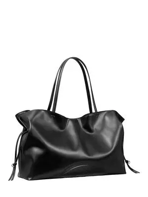 Tory Burch Ella Natuura™ Drawstring Tote - Black