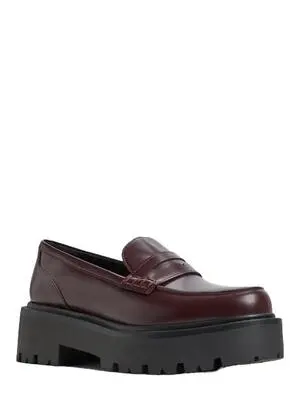 Aldo Cadaycia Platform Penny Loafer - Bordo