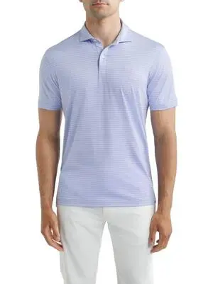 Johnnie-o Beau Stripe Performance Polo - Viola