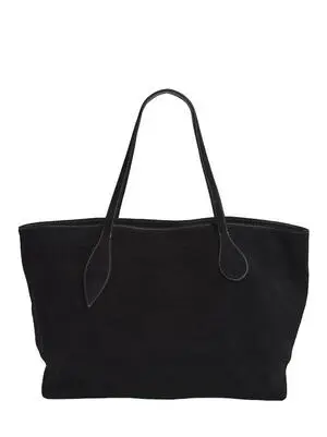 Little Liffner Mega Sprout Suede Tote Black