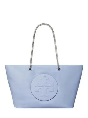 Tory Burch Ella Chain Zip Tote - Blue Dawn