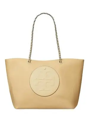 Tory Burch Ella Chain Zip Tote Praline