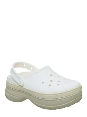 CROCS Classic Stacked Clog - Chalk