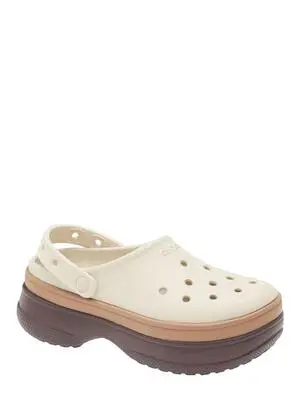 CROCS Classic Stacked Clog - Mocha