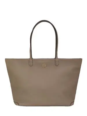 Gorski Leather Tote Taupe