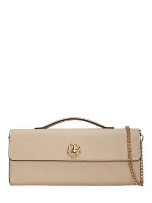 Gorski Top Handle Leather Crossbody Bag - Tan
